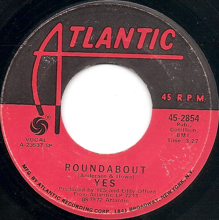 Roundabout / Long Distance Runaround by Yes (Single, Progressive Rock ...