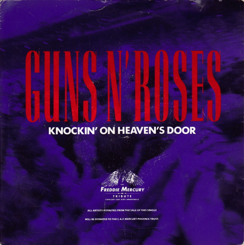 Knockin' on Heaven's Door by Guns n' Roses (Single; Geffen; GFS 21): Reviews, Ratings, Credits ...