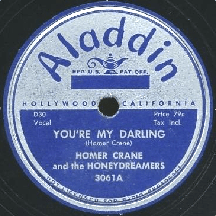 You're My Darling / Come On Out of Your Hidey-Ho by Homer Crane and the ...