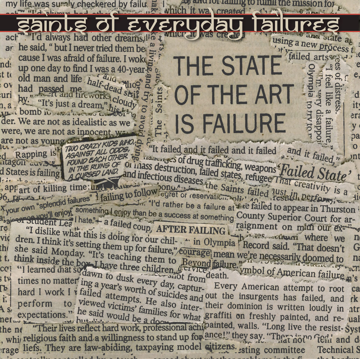 The State of the Art Is Failure by Saints of Everyday Failures (Album ...
