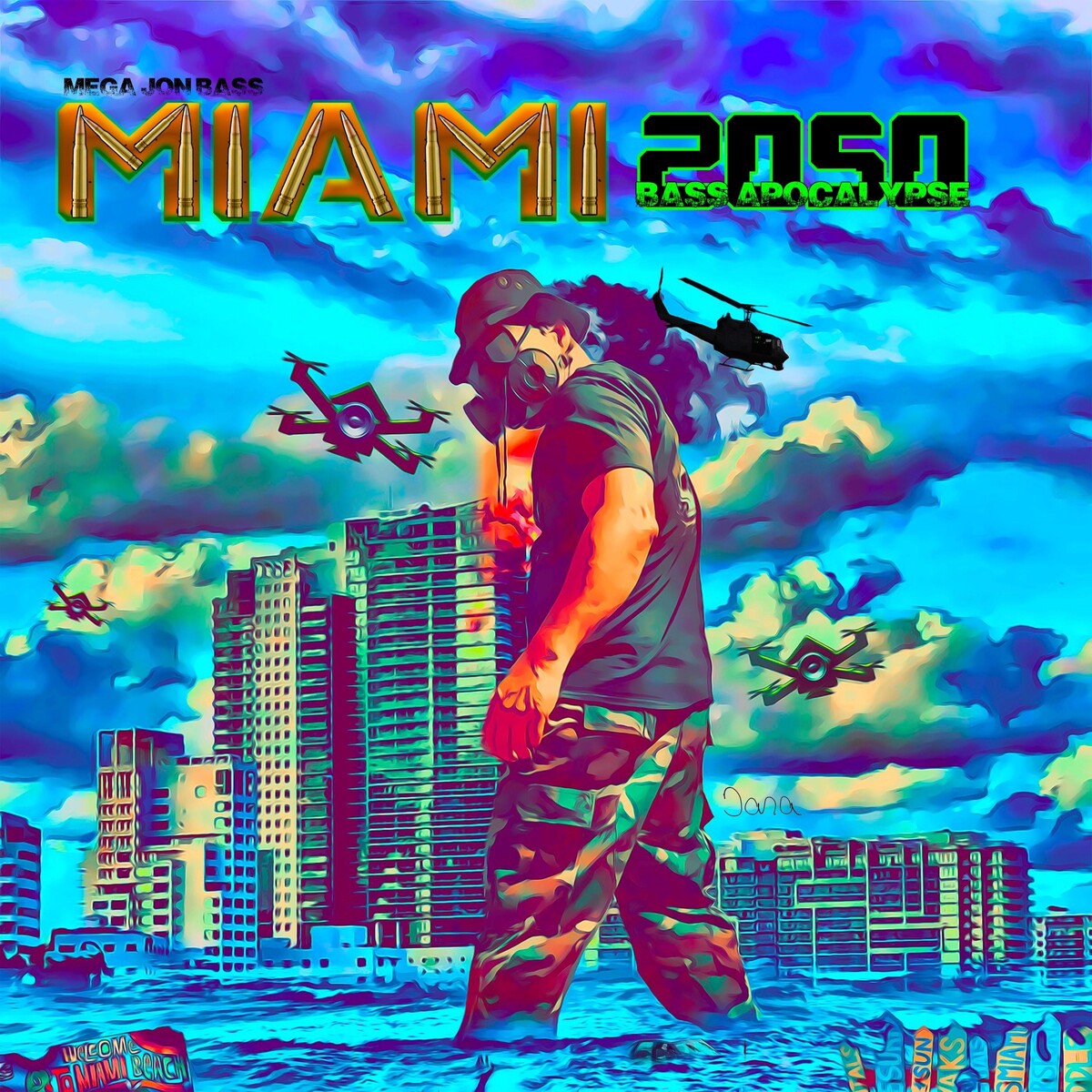 Miami 2050 Bass Apocalypse by Mega Jon Bass (Album, Electro): Reviews ...
