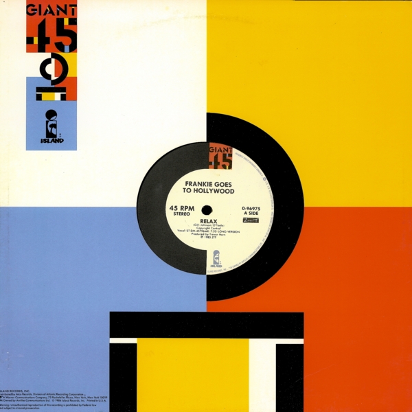 Relax by Frankie Goes to Hollywood (Single; Island; 0-96975): Reviews ...