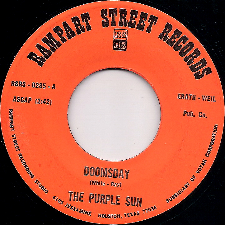 Doomsday / Give Your Life by The Purple Sun (Single, Heavy Psych ...