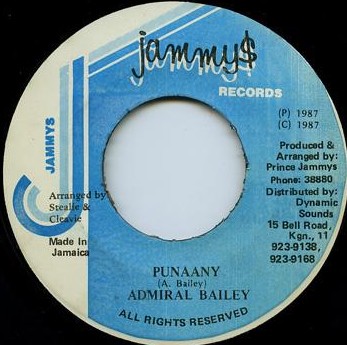Punaany / Version by Admiral Bailey (Single, Digital Dancehall ...