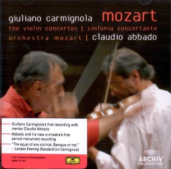 The Violin Concertos; Sinfonia concertante by Orchestra Mozart / Claudio Abbado / Giuliano ...