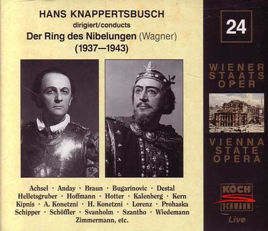 Hans Knappertsbusch dirigiert Der Ring des Nibelungen by Wiener ...