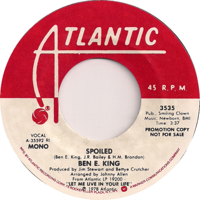 Spoiled by Ben E. King (Single, Disco): Reviews, Ratings, Credits, Song ...