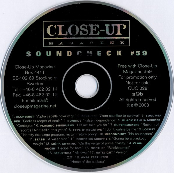 Soundcheck #59 by Various Artists (Album, Death Metal): Reviews ...