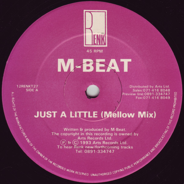 Just a Little by M-Beat (Single, Jungle): Reviews, Ratings, Credits ...