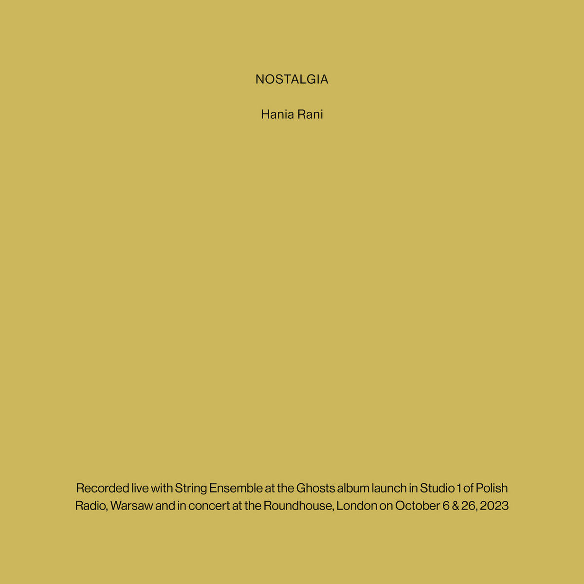 Nostalgia by Hania Rani (Album; Gondwana; GONDLP072): Reviews, Ratings ...