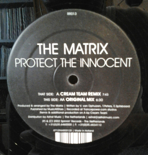 Protect the Innocent by The Matrix (Single, Uplifting Trance): Reviews ...