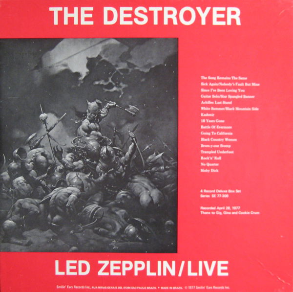 The Destroyer by Led Zeppelin (Bootleg, Hard Rock): Reviews, Ratings ...