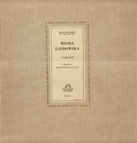 Twenty Harpsichord Sonatas by Wanda Landowska (Album, Baroque Music ...