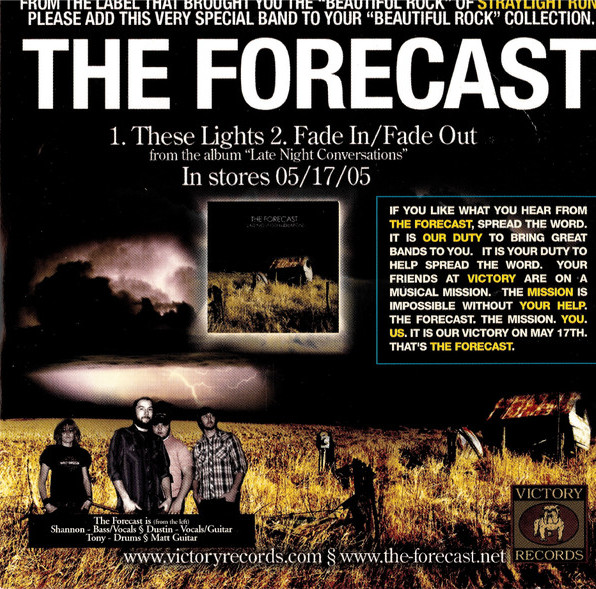 The Forecast / Spitalfield Victory Records Sampler 2005 by The Forecast ...