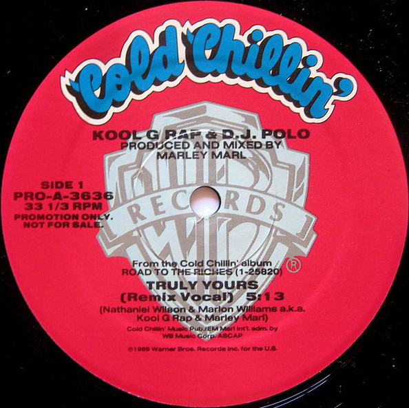 Truly Yours (Remix) by Kool G Rap & D.J. Polo (Single; Profile; PRO-A ...