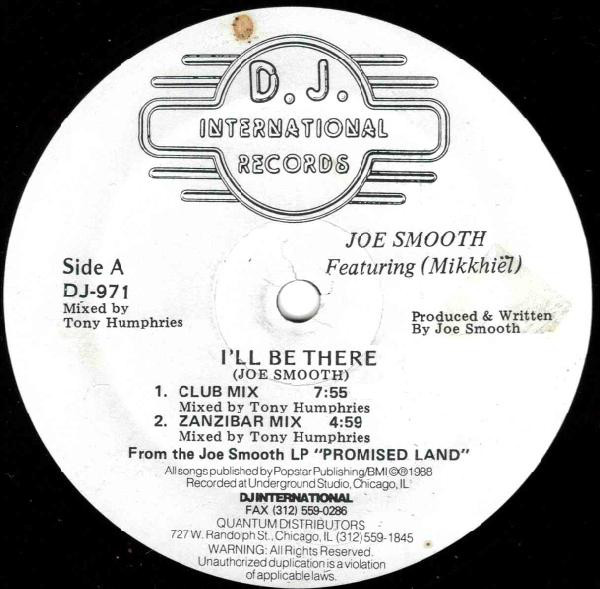 I'll Be There by Joe Smooth (Single, Chicago House): Reviews, Ratings ...