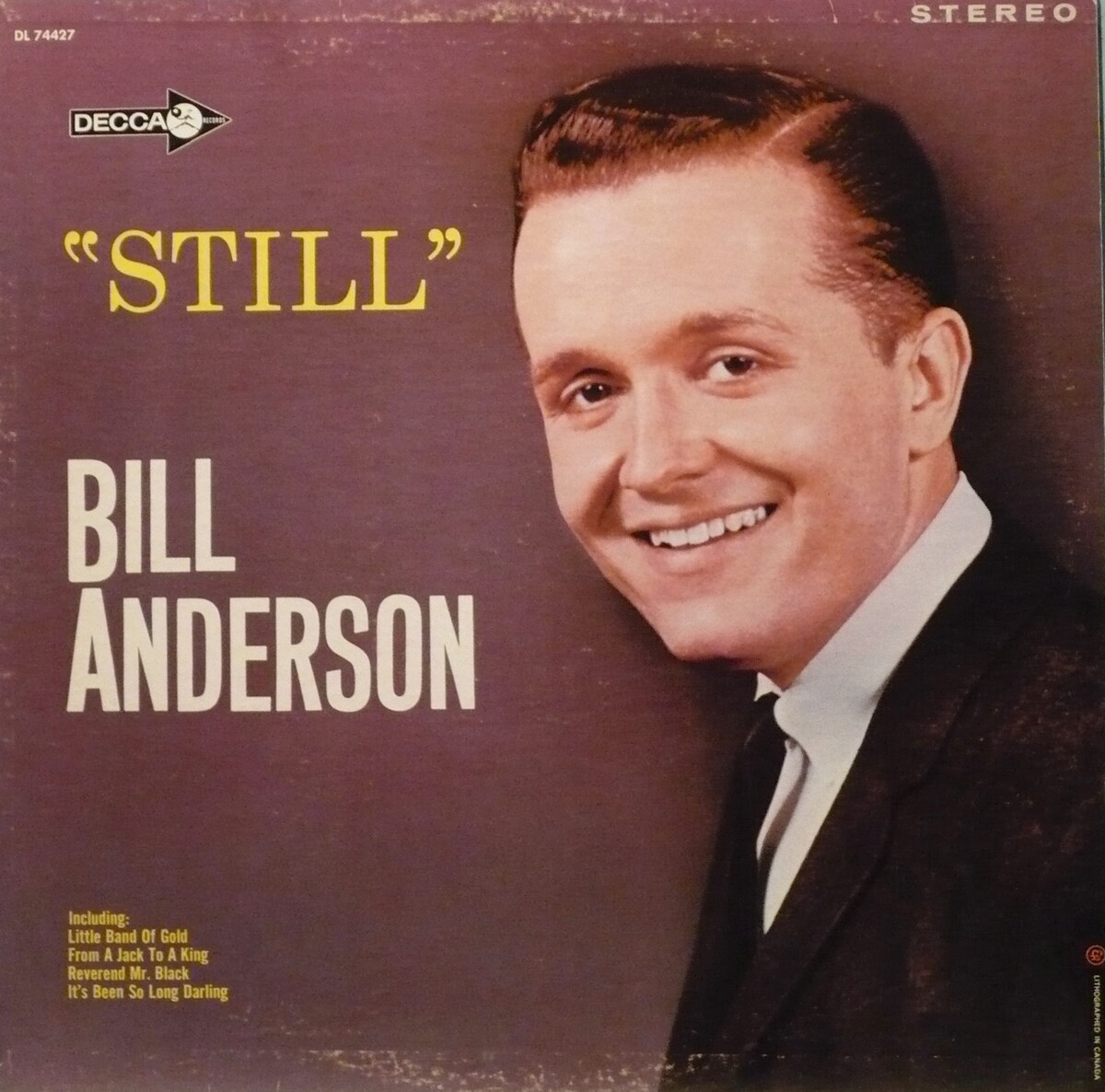 Still by Bill Anderson (Album; Decca [USA]; DL 74427): Reviews, Ratings ...