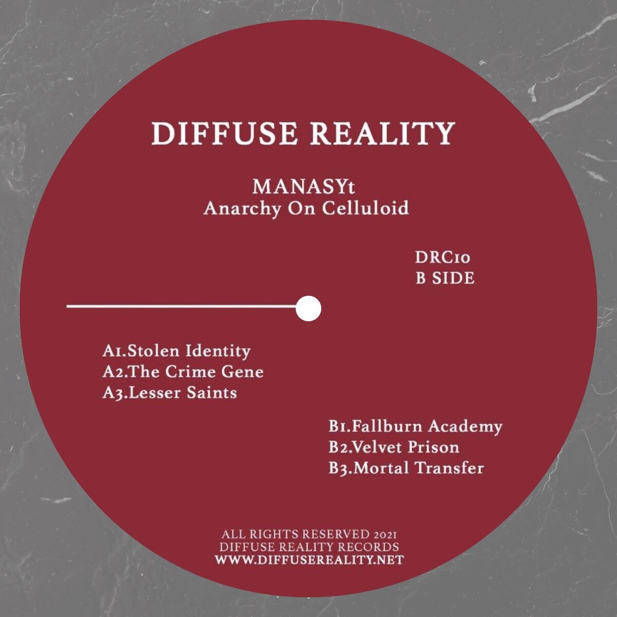 Anarchy on Celluloid by MANASYt (Album; Diffuse Reality; DRC10 ...