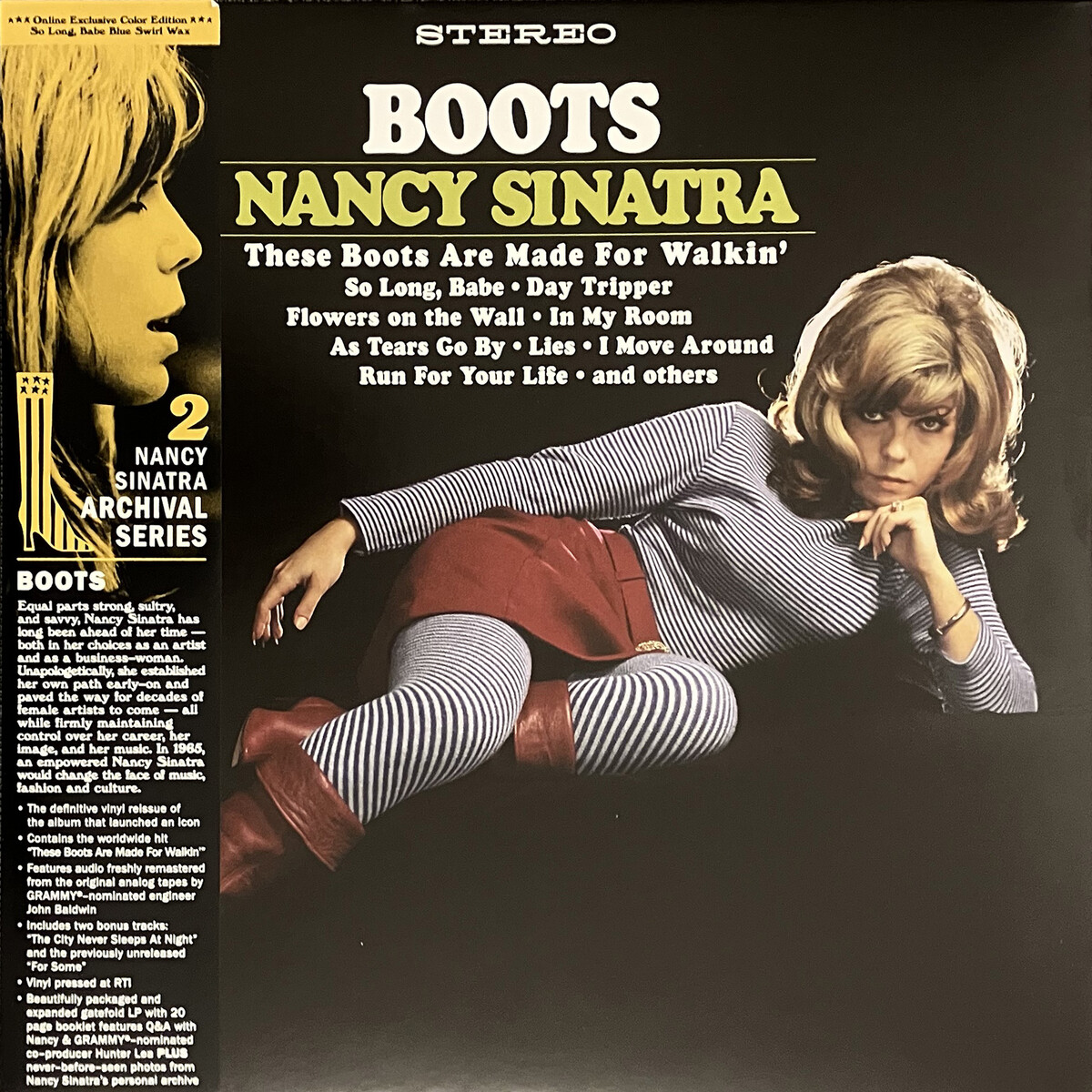 Boots [So Long Babe Blue Swirl Wax] by Nancy Sinatra (Album; Light in ...