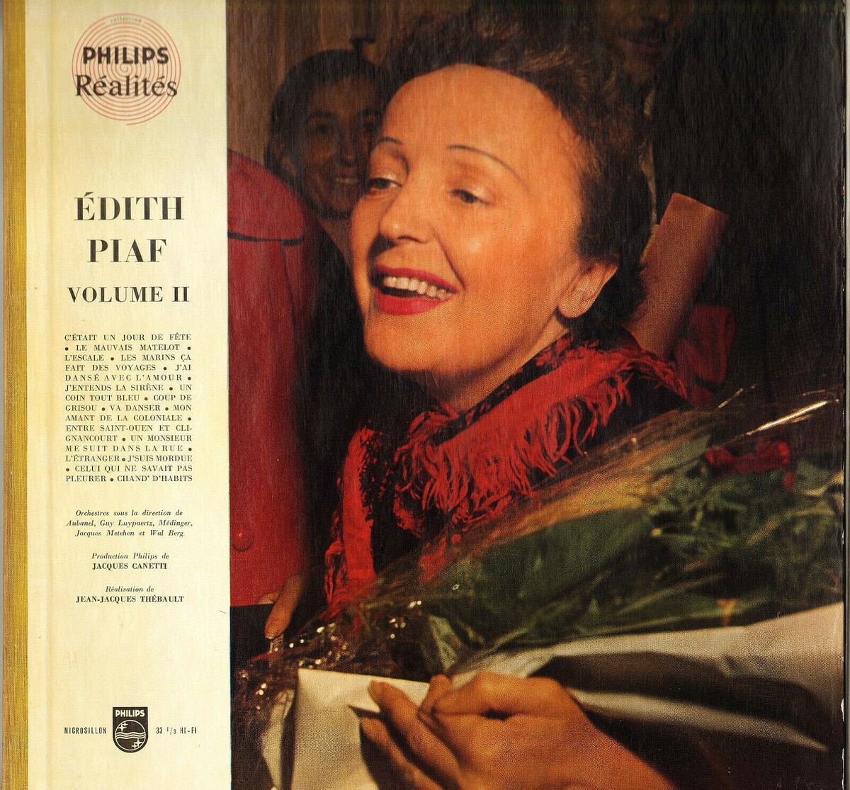 Edith Piaf Volume II by Édith Piaf (Compilation; Philips; V 37 ...
