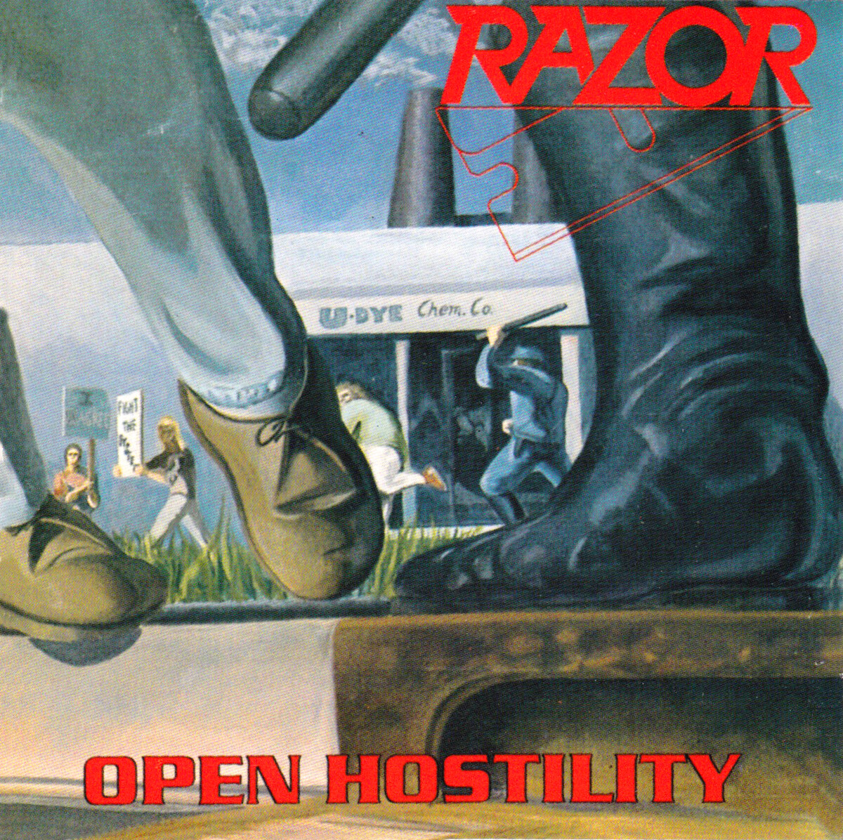 Open Hostility by Razor (Album, Thrash Metal): Reviews, Ratings ...