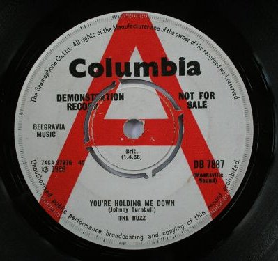 You're Holding Me Down / I've Gotta Buzz by The Buzz (Single, Freakbeat ...