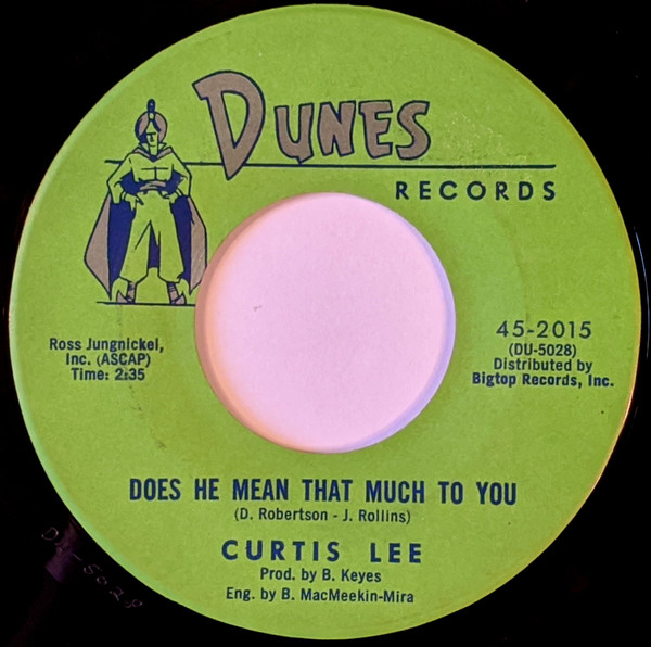Does He Mean That Much to You / The Wobble by Curtis Lee (Single ...