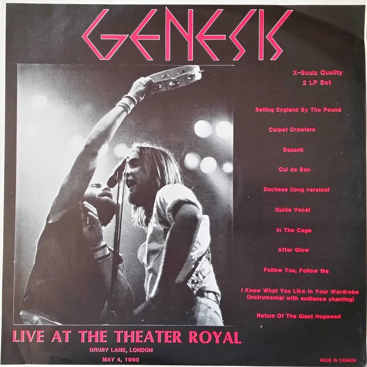 Live at the Theater Royal by Genesis (Bootleg; n/a): Reviews, Ratings ...