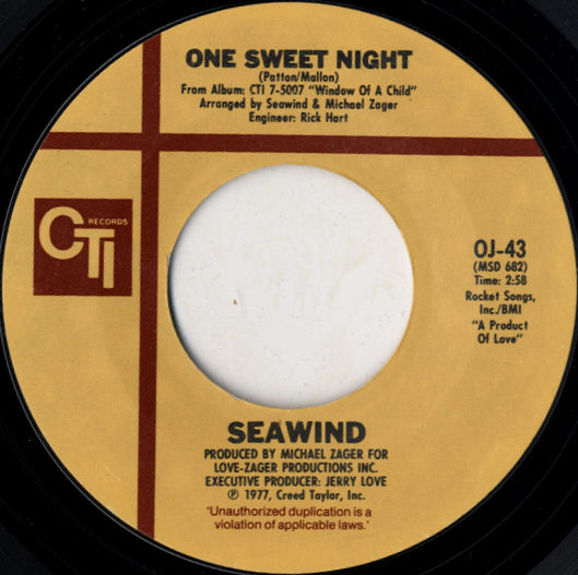 One Sweet Night / Do Listen To by Seawind (Single, Soul): Reviews ...