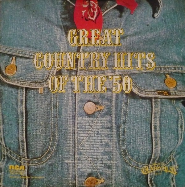 Great Country Hits of the '50's by Various Artists (Compilation ...