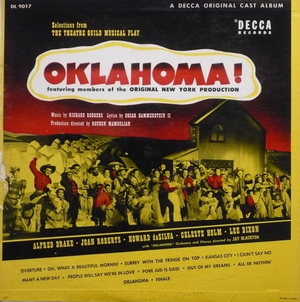 Oklahoma! [Original Broadway Cast] by Various Artists (Album; Decca; DL ...