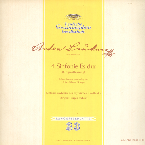 4. Sinfonie Es-Dur (Originalfassung) 2. und 3. Satz by Sinfonie ...