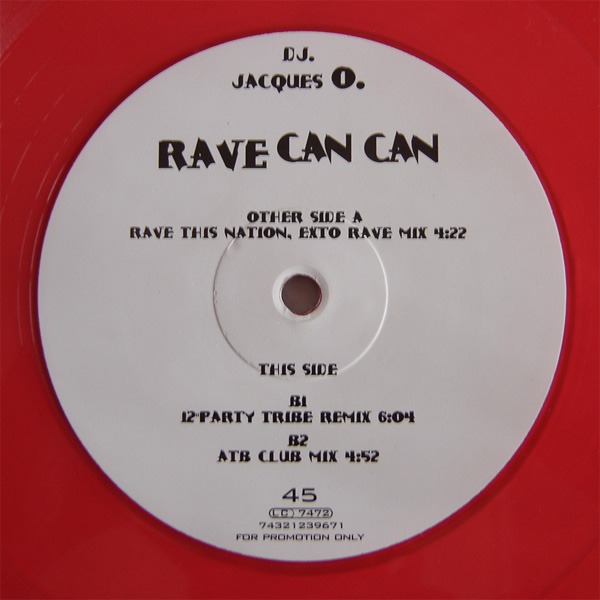 Rave Can Can by DJ Jacques O. (Single, Happy Hardcore): Reviews ...