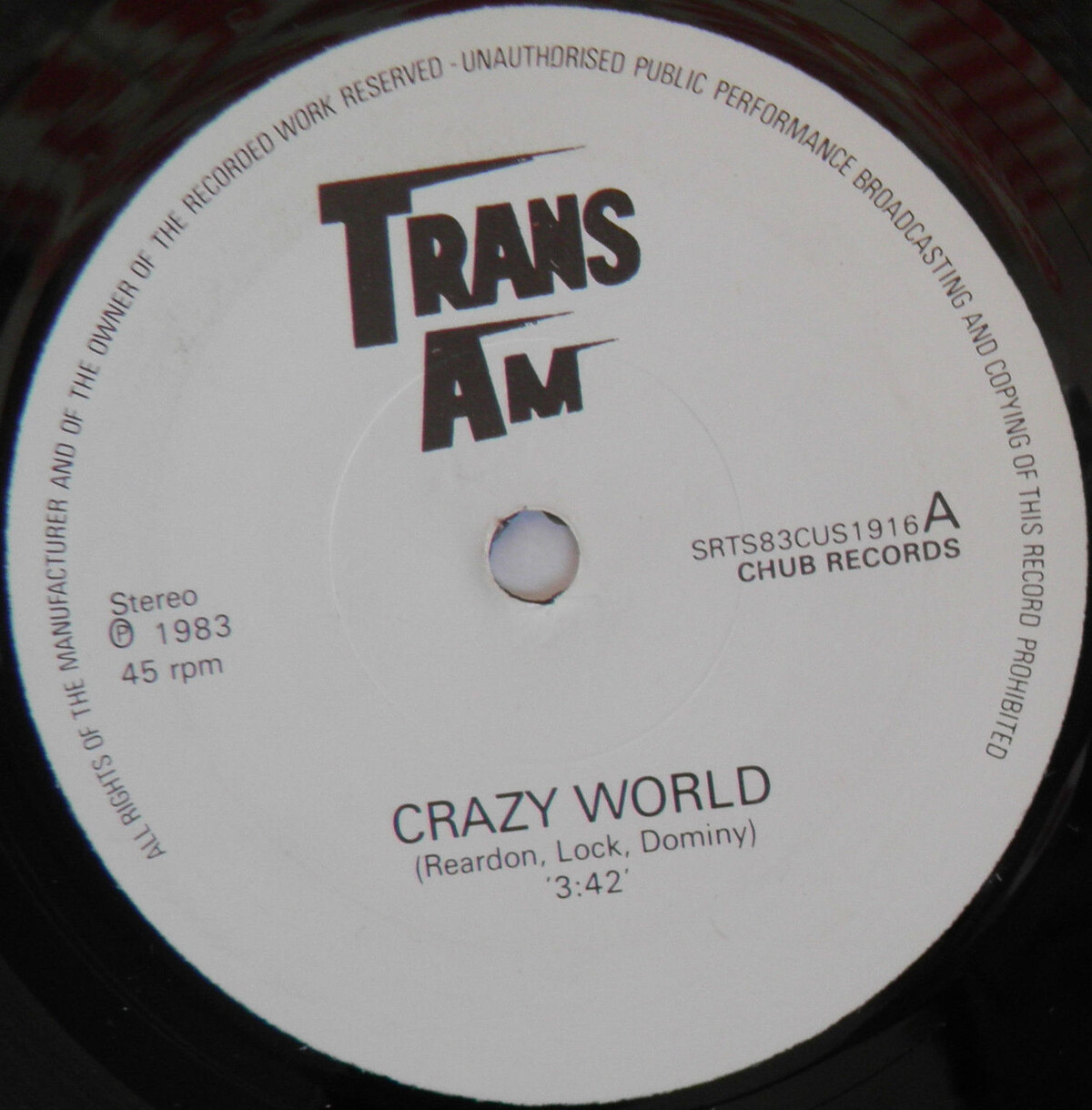 Crazy World / Flash in the Pan by Trans Am (Single): Reviews, Ratings ...