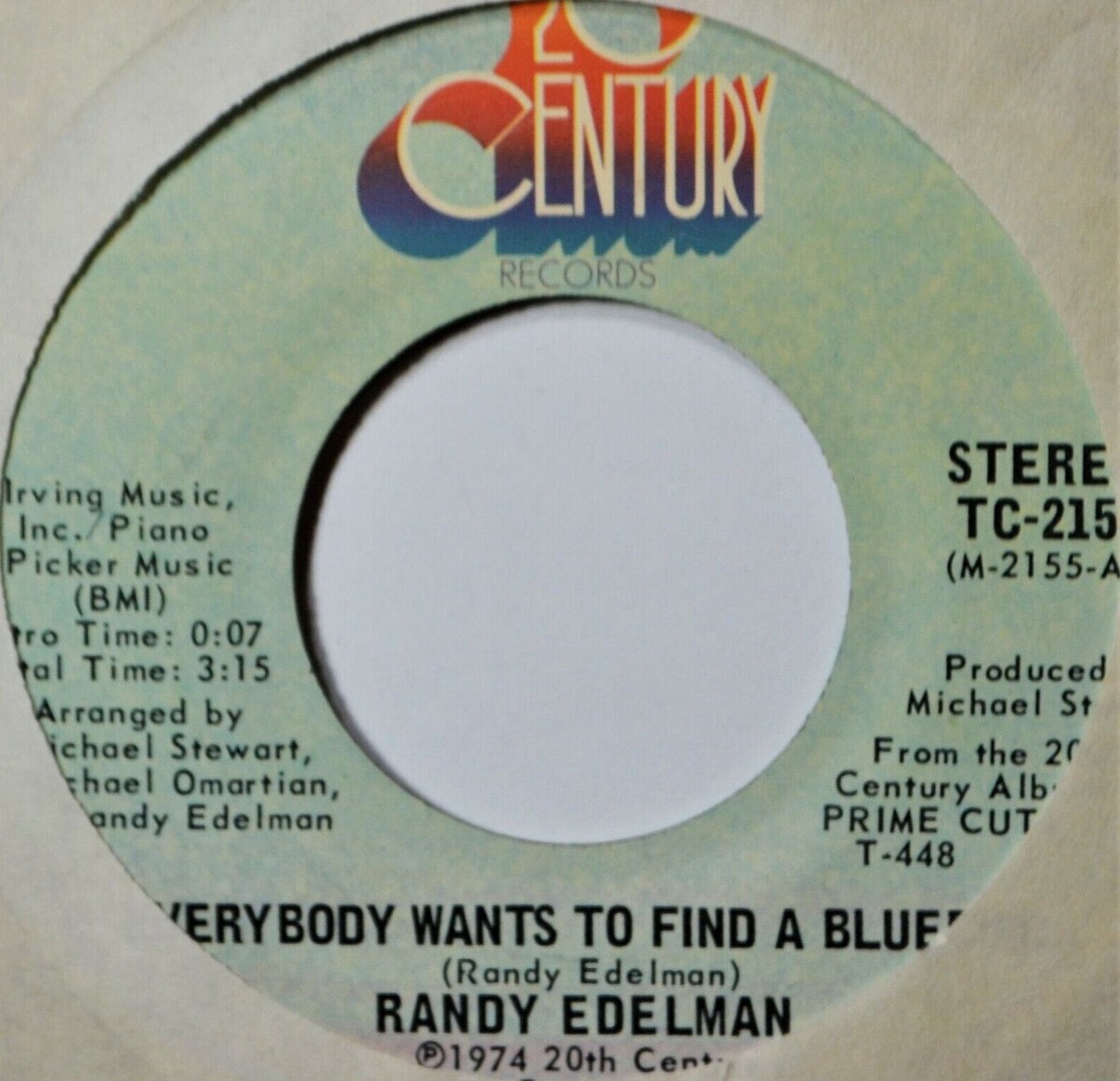 Everybody Wants to Find a Bluebird / Pistol Packin' Melody by Randy ...