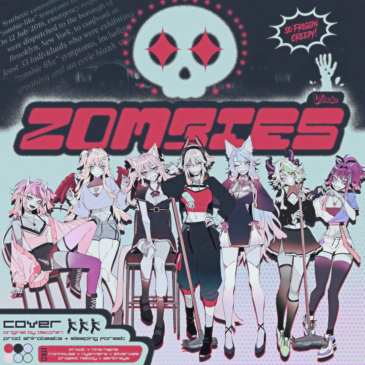Zombies by shirobeats, Nyanners & Ironmouse (Single): Reviews, Ratings ...