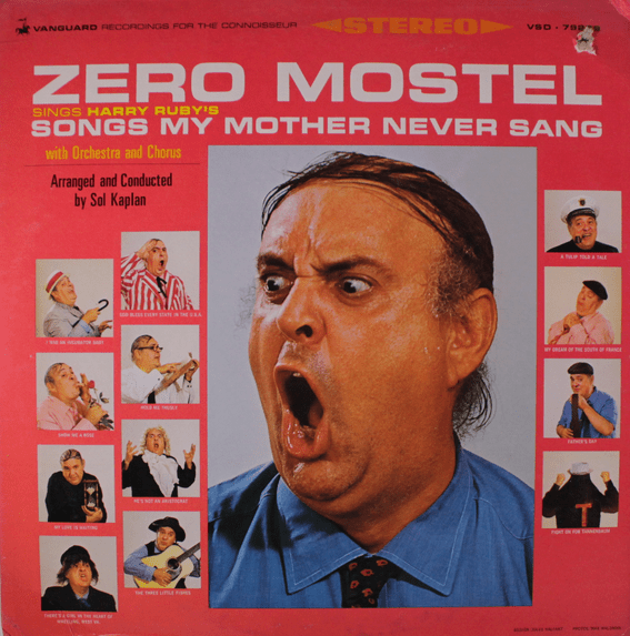 Sings Harry Ruby's Songs My Mother Never Sang by Zero Mostel (Album ...