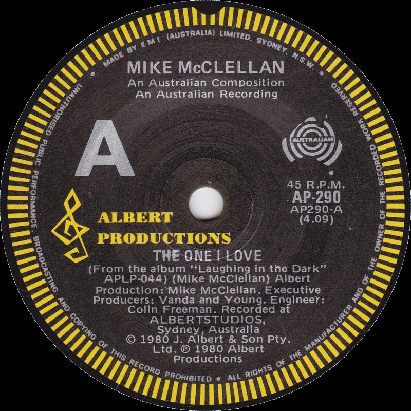 The One I Love / Laughing in the Dark by Mike McClellan (Single): Reviews, Ratings, Credits ...
