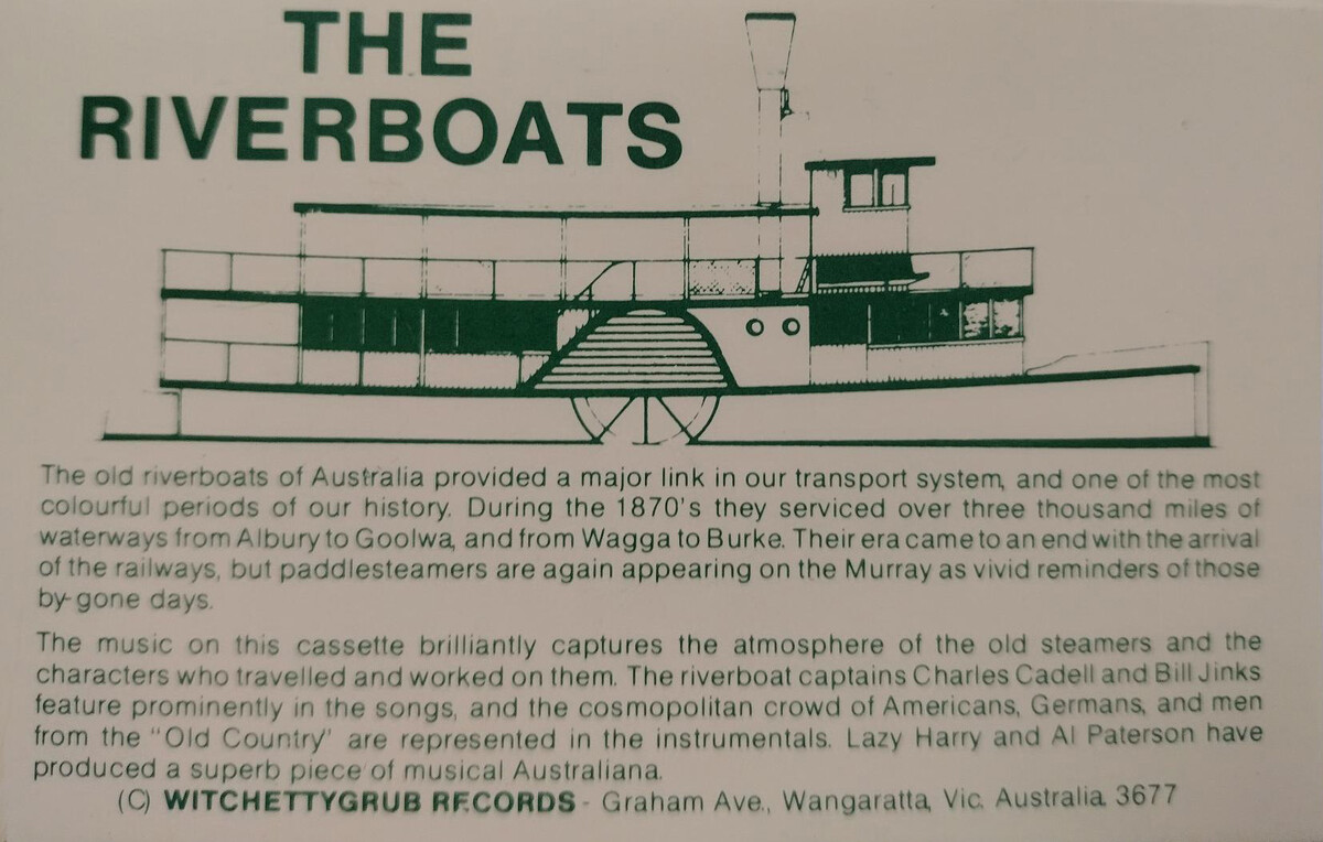 The Riverboats by Lazy Harry (Album, Australian Folk Music): Reviews ...