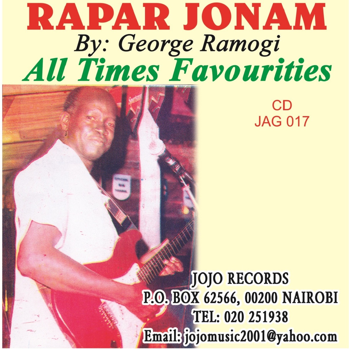 Rapar Jonam by George Ramogi (Album, Benga): Reviews, Ratings, Credits ...