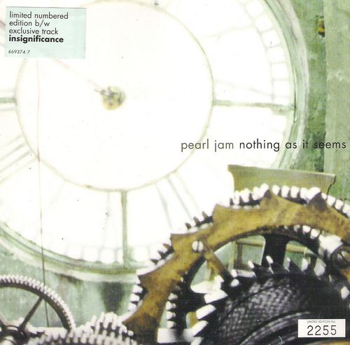 Nothing As It Seems / Insignificance by Pearl Jam (Single; Epic; 669374 ...