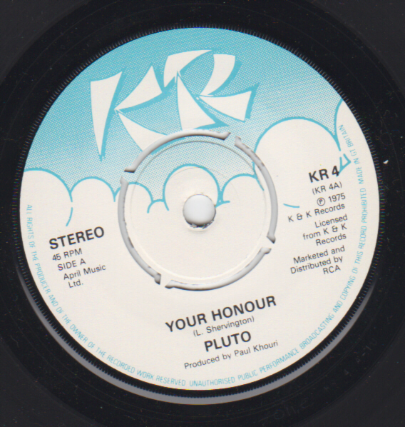 Your Honour / No Honour Among Tiefs (Instrumental) by Pluto Shervington ...