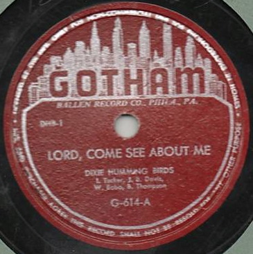 Lord Come See About Me / I’ll Be Satisfied by The Dixie Hummingbirds ...
