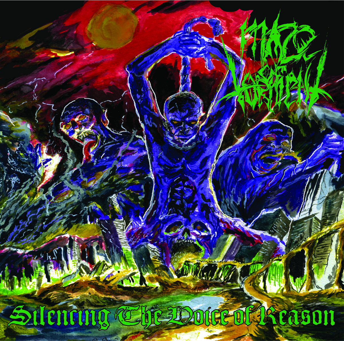 Silencing the Voice of Reason by Maze of Torment (Album; Old Temple ...