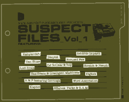 Suspect Files Volume 1 by Various Artists (Compilation, UK Hip Hop ...