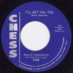 I'll Get You, Too / Um Hum, My Baby by Billy Emerson (Single): Reviews ...