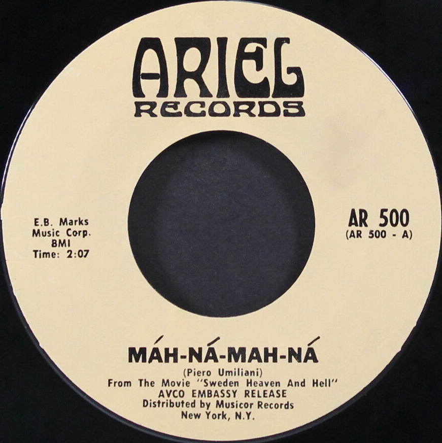 Máh-ná-mah-ná / You Tried to Warn Me by Piero Umiliani (Single; Ariel; AR 500): Reviews, Ratings ...