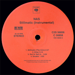 Stillmatic: Instrumentals by Nas (Additional release, Instrumental Hip ...