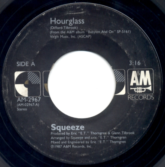 Hourglass / Wedding Bells by Squeeze (Single; A& AM-2967): Reviews, Ratings, Credits, Song list ...