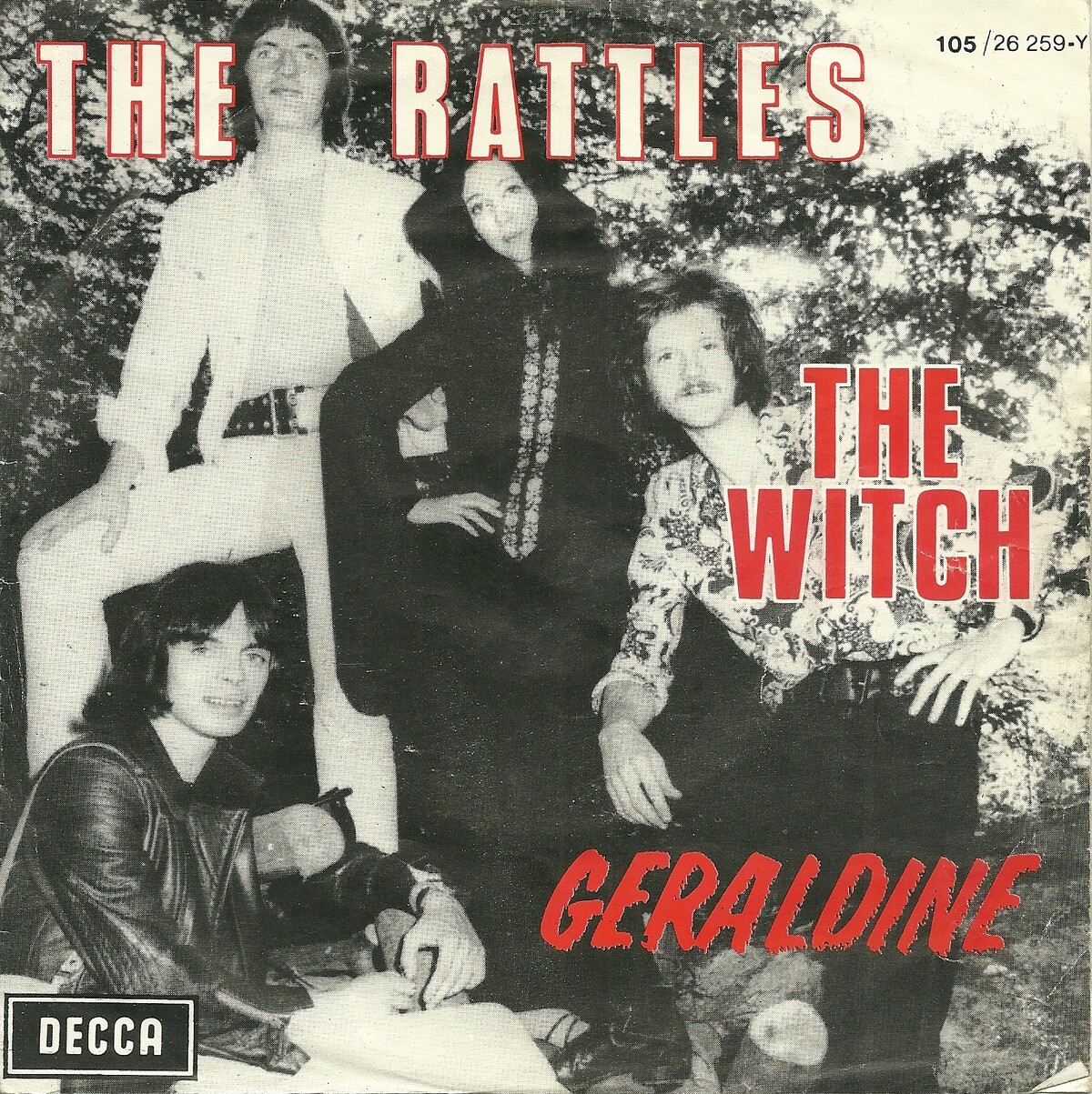 The Witch / Geraldine by The Rattles (Single; Decca; 105/26.259Y ...